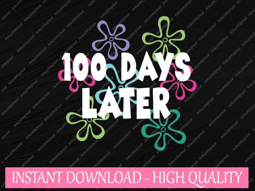 100 Days Later Svg, 100 Days of School Svg, Teacher Kids Svg, 100th Day ...