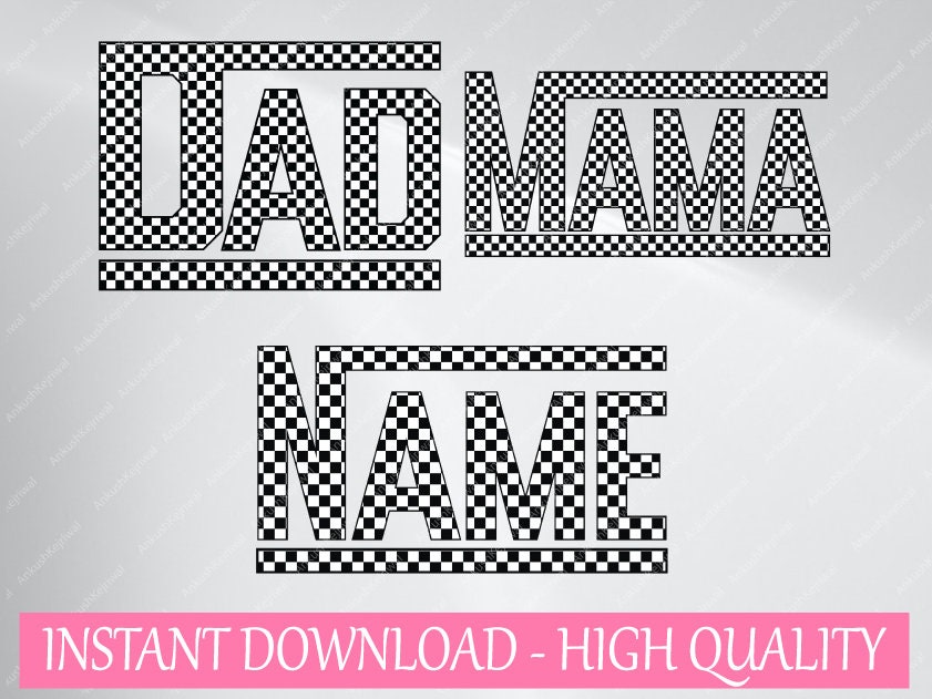 Archivo svg personalizado SVG personalizado a cuadros PNG - Etsy México