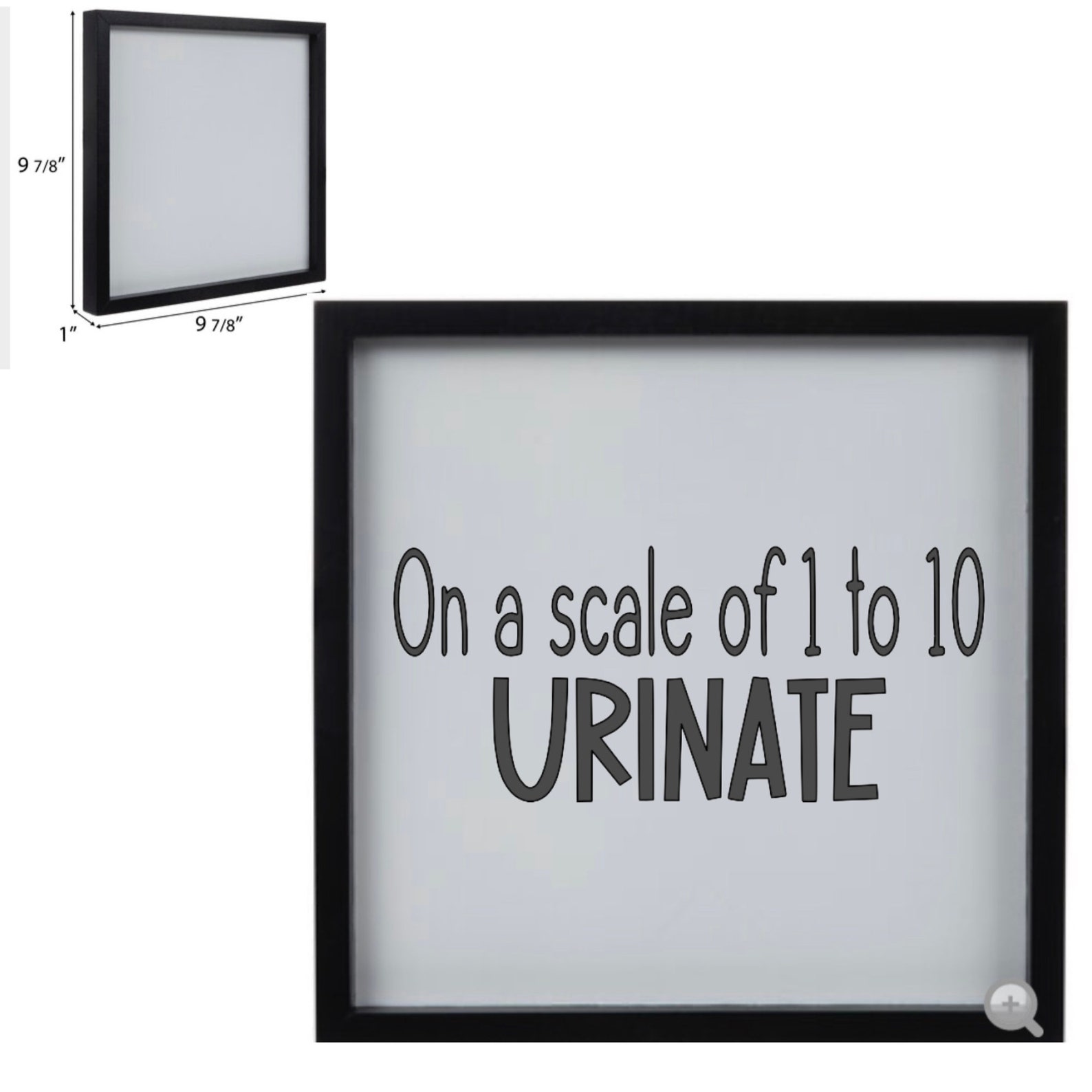 On A Scale of 1 to 10 Urinate Sign, Funny Bathroom Sign, Bathroom Funny ...