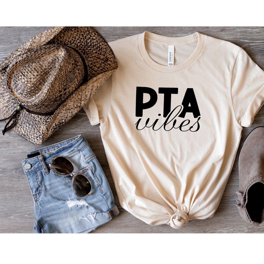 PTA Vibes, PTA Crew Shirt, Parent Teacher Association Tshirt, School ...