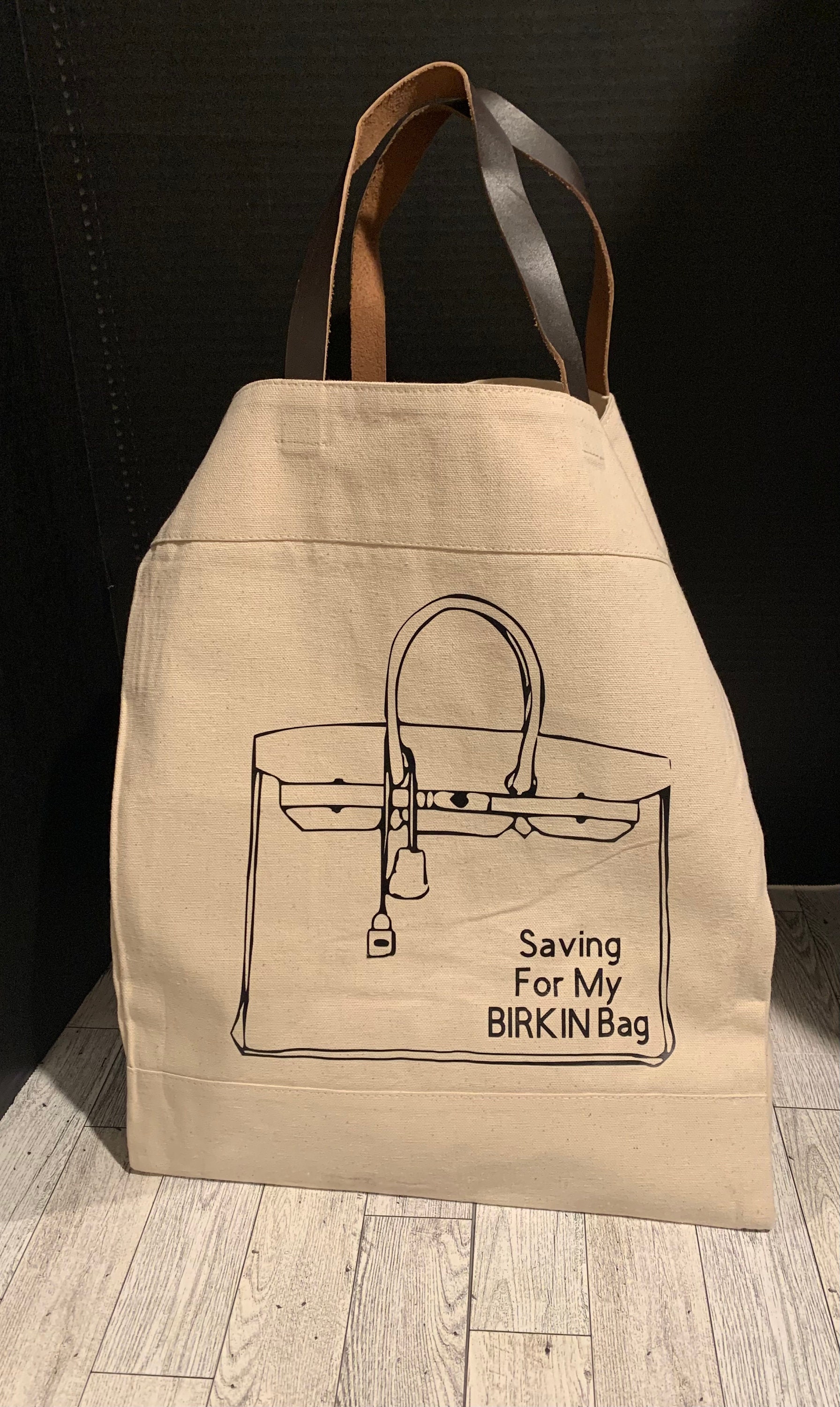 Saving for My Birkin Tote, Reusable Bag, Shopping Bag, Womens Gift ...