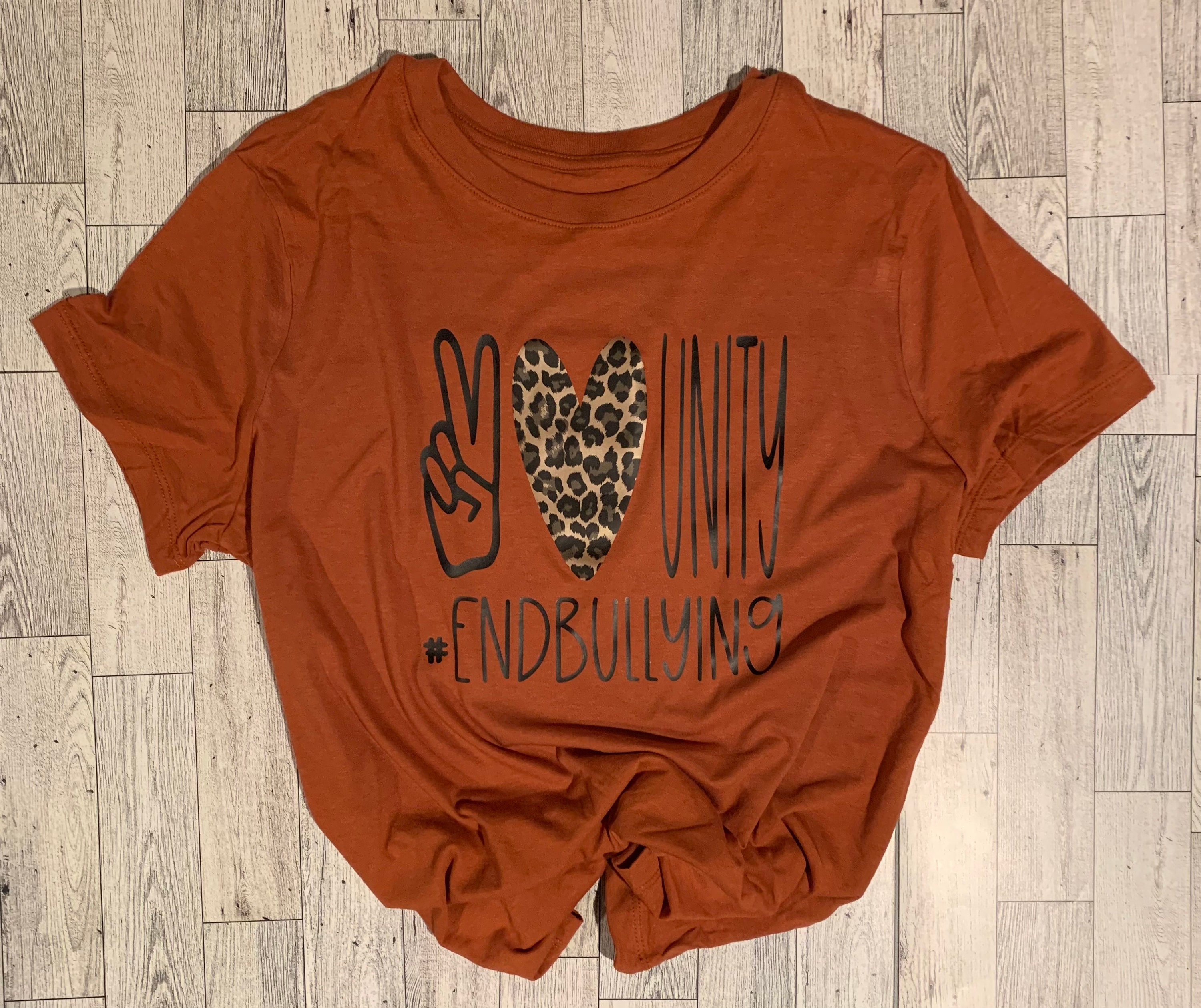 Peace Love Unity Shirt, Anti Bullying Day Shirt, Unity Day Shirt, Stop ...