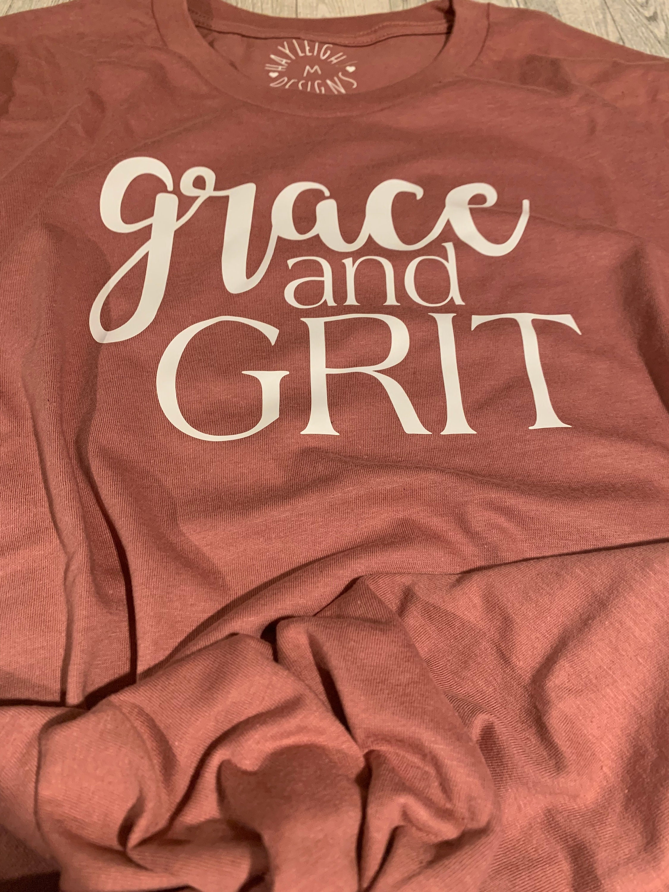 Grit and Grace Shirt, Christian Girl T-shirt, Boss Lady Tee, Mom Boss ...