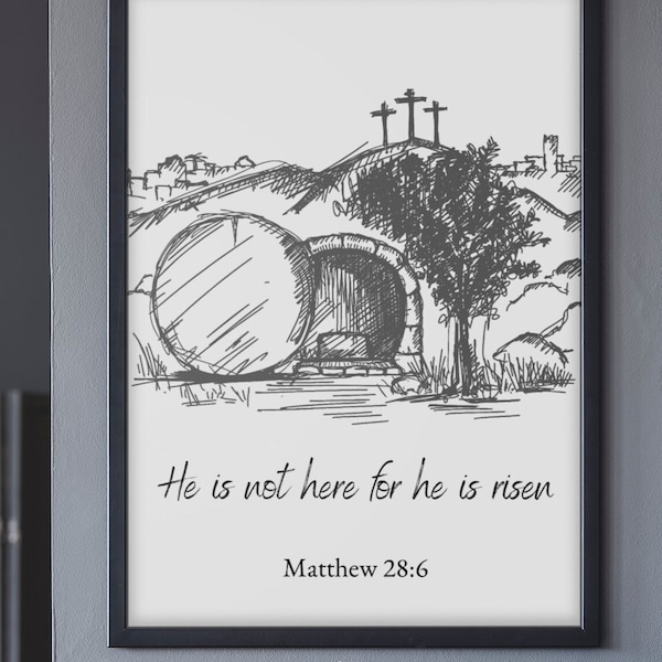 Matthew 28 6 - Etsy