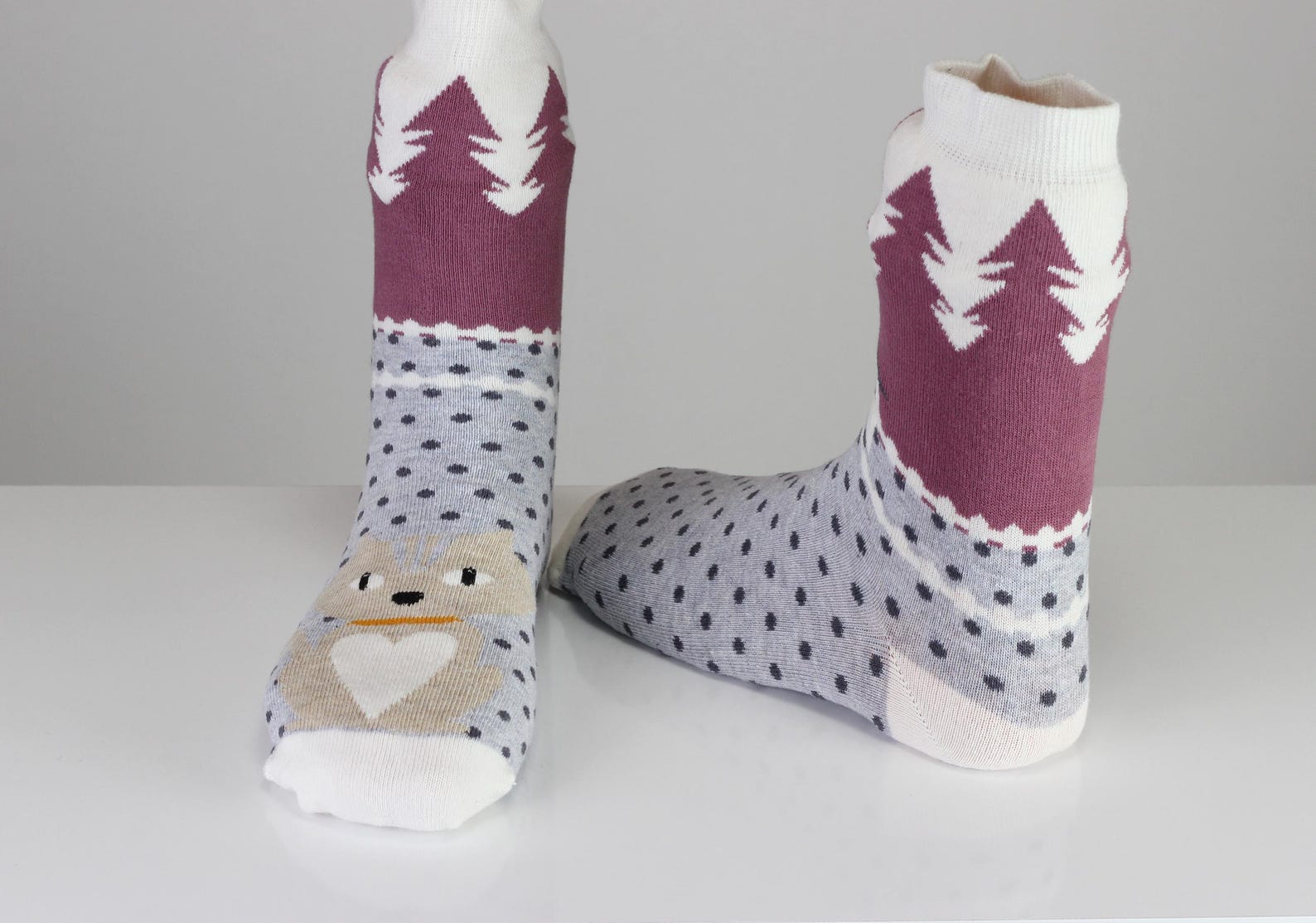 Personalized Winter Socks Custom Embroidered Socks Dog Cabin Crew Socks ...