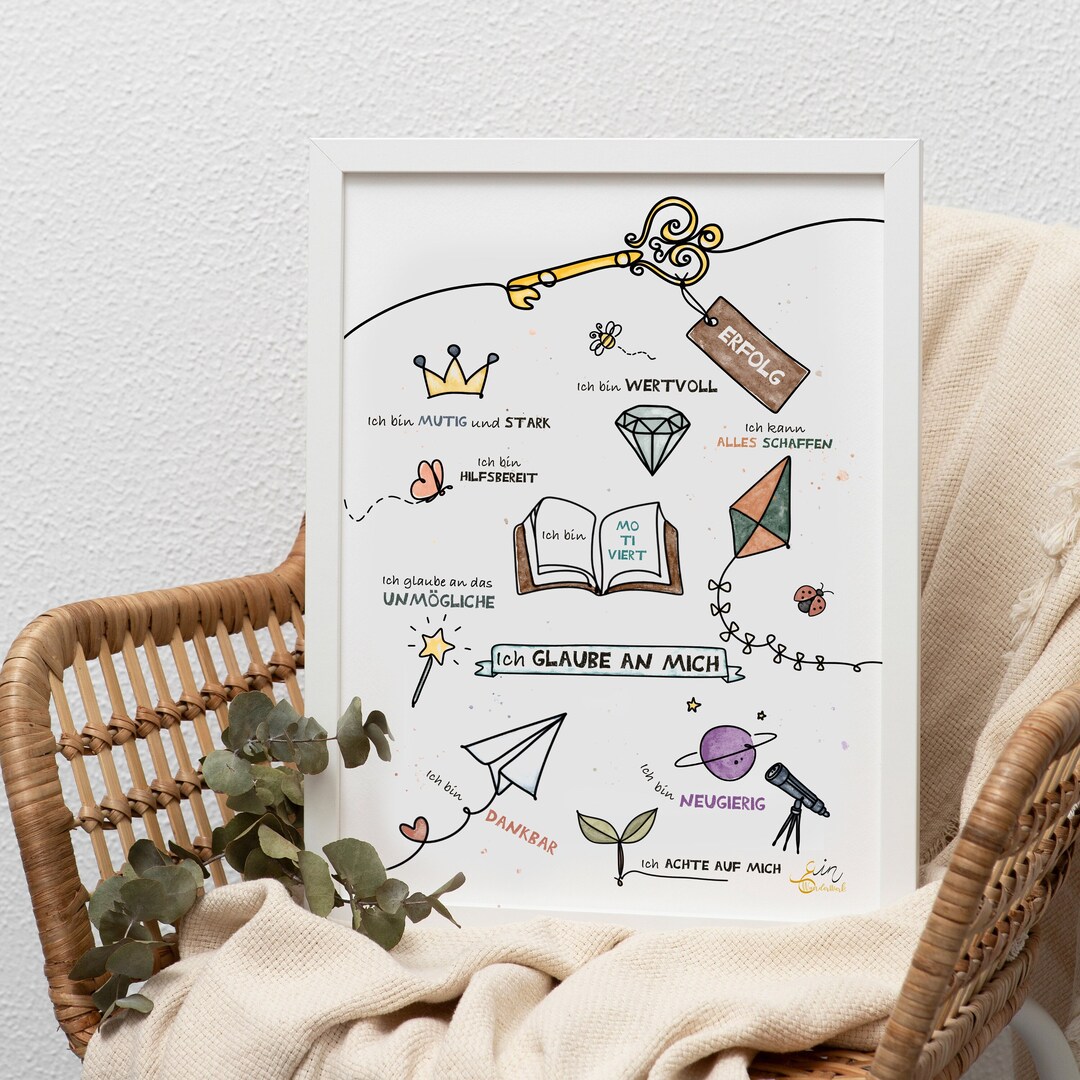 Affirmation Poster Encouragement Poster School Poster Affirmation ...