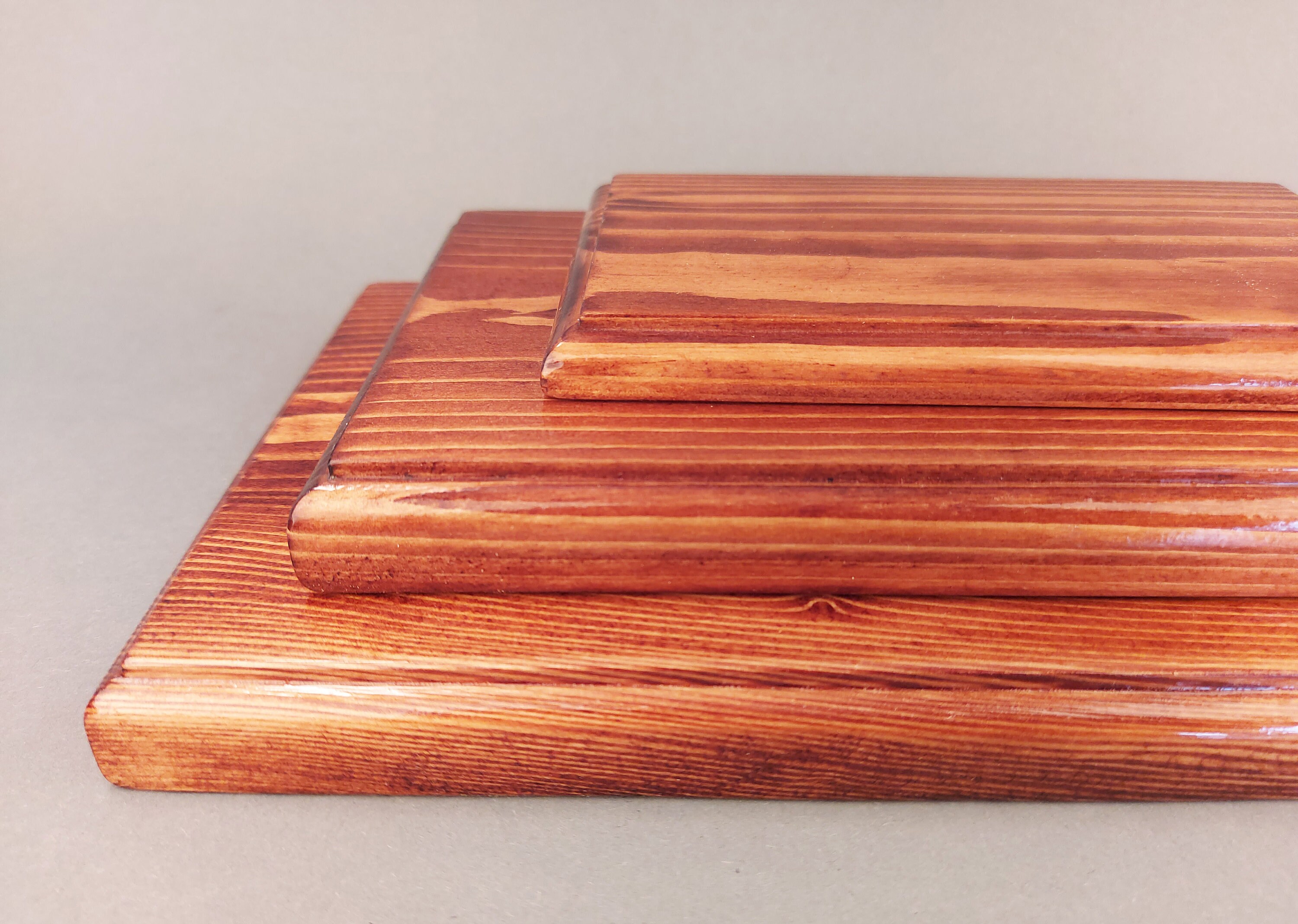 Wooden Base for Displaying Model Cars / Walnut Stain With a - Etsy ...