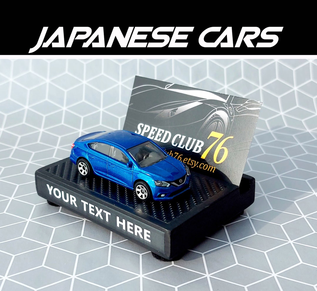 Business Card Holder / Japanese Car Models / Personalized Desk ...