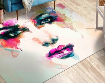 Girl Portrait Rug - Etsy