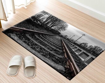 Train Station Rug - Etsy