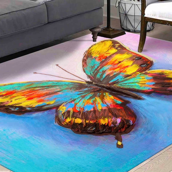 Butterfly Rug - Etsy