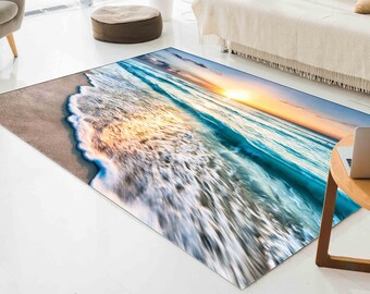 Beach Scenery Rug - Etsy
