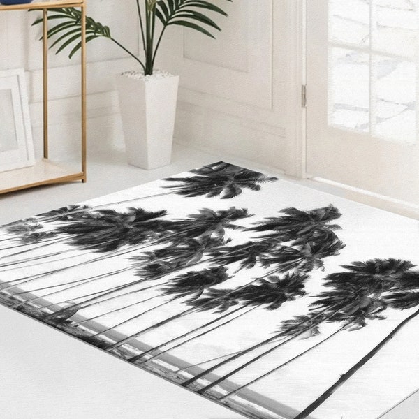 Palm Tree Rug - Etsy