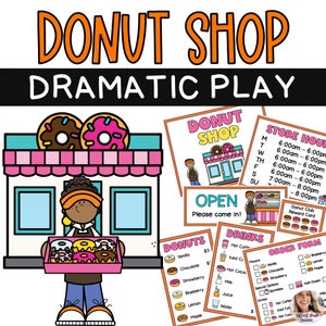 Donut Shop Dramatic Play Center / Pretend Play / Elementary School ...