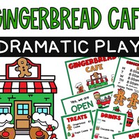 Gingerbread Bakery Pretend Play Center Printable | Santa’s Cookie Shop ...