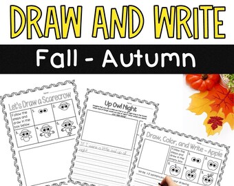 Spring Directed Drawing and Writing Activity for Kids / Kids Art and ...