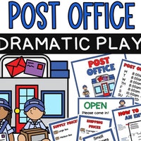 Valentine's Day Dramatic Play Set, Valentine's Day Post Office, Post ...