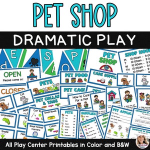 Pet Shop Dramatic Play Center / Pretend Play / Elementary School ...