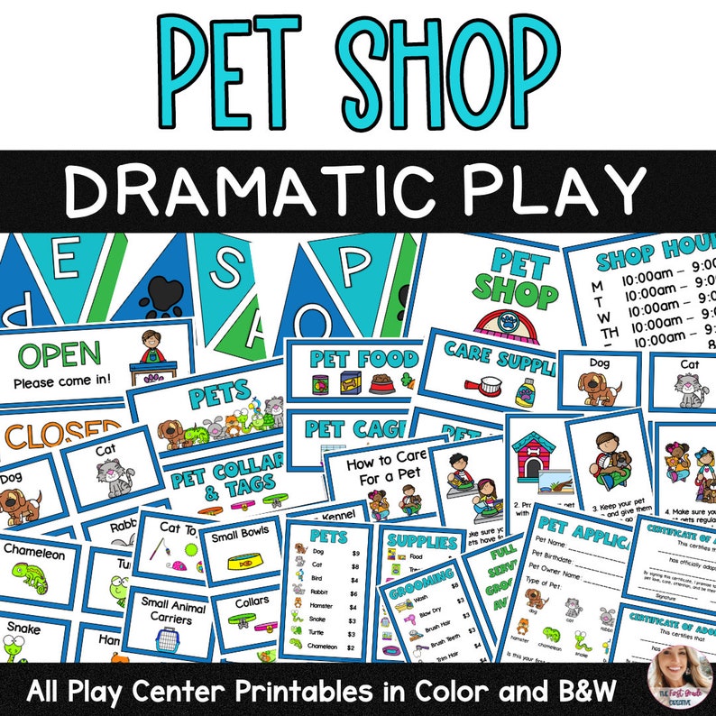 Pet Shop Dramatic Play Center / Pretend Play / Elementary School ...