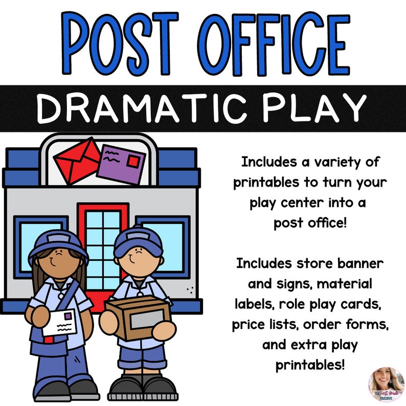 Post Office Dramatic Play Center / Pretend Play / Elementary School ...
