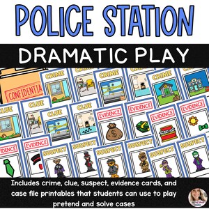 Police Station Dramatic Play Center / Pretend Play / Elementary School ...