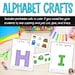 Uppercase Alphabet Crafts | Easy Prep Letter Crafts | Phonics ...