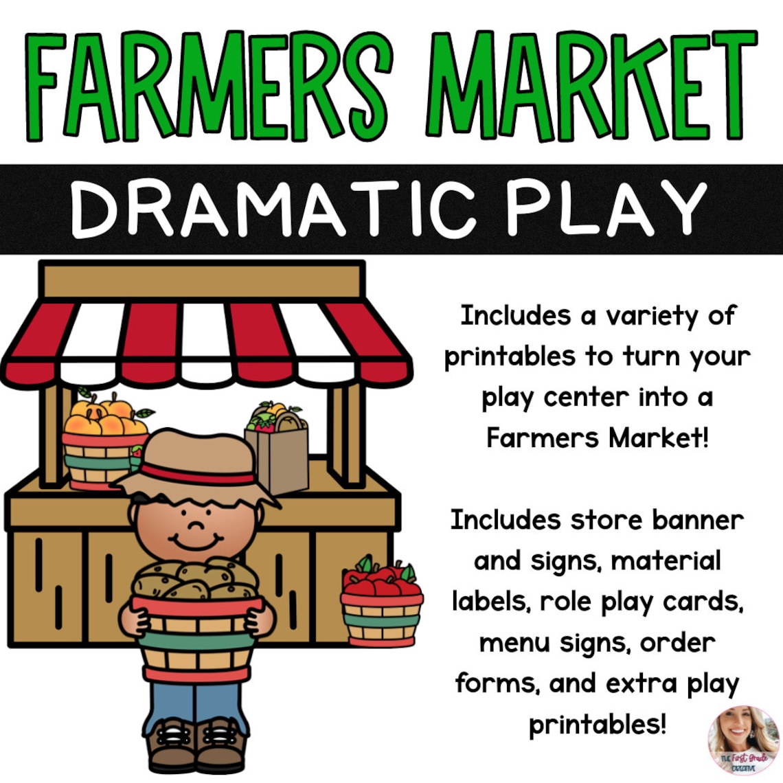 Farmers Market Dramatic Play Center / Pretend Play / Elementary School ...