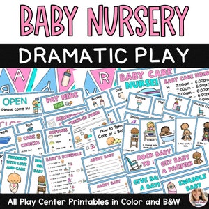 Baby Nursery Dramatic Play Center / Pretend Play / Elementary School ...