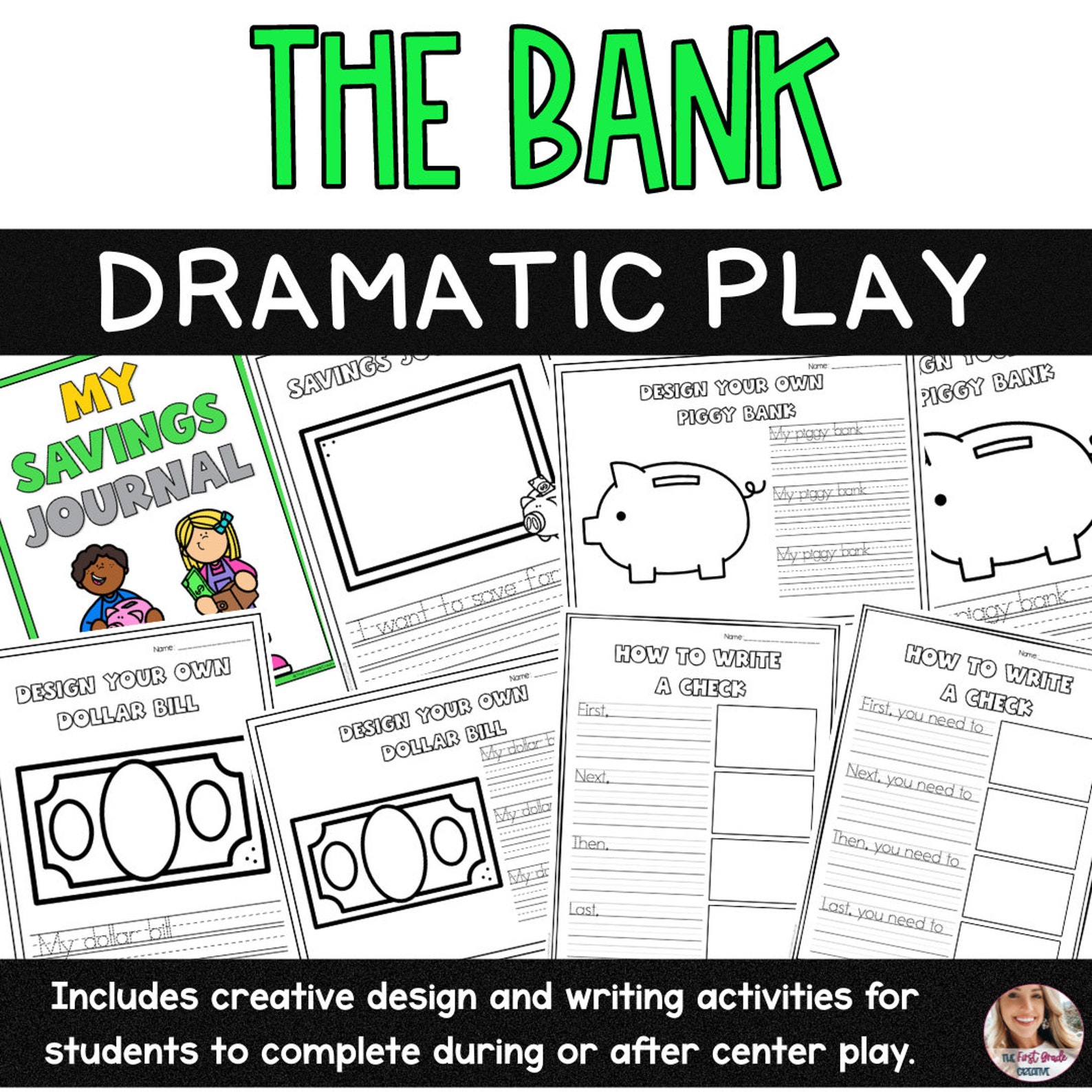 Bank Dramatic Play Center / Pretend Play / Elementary School ...