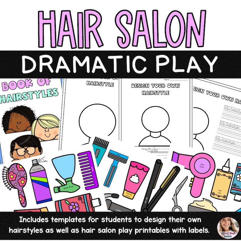 Hair Salon Dramatic Play Center / Pretend Play / Elementary School ...