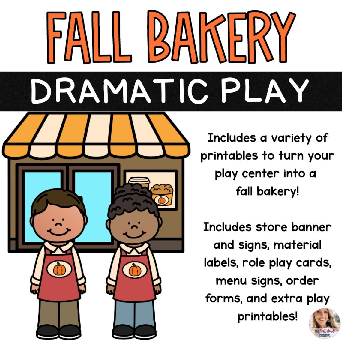 Fall Bakery Dramatic Play Center / Pretend Play / Elementary School ...
