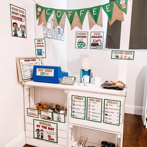 Coffee Shop Dramatic Play Center / Pretend Play / Elementary School ...