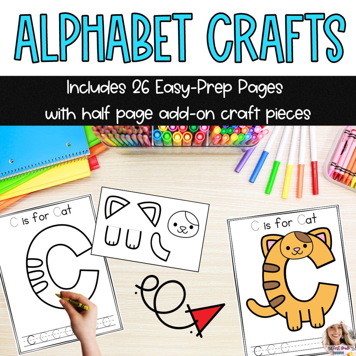 Uppercase Alphabet Crafts | Easy Prep Letter Crafts | Phonics ...