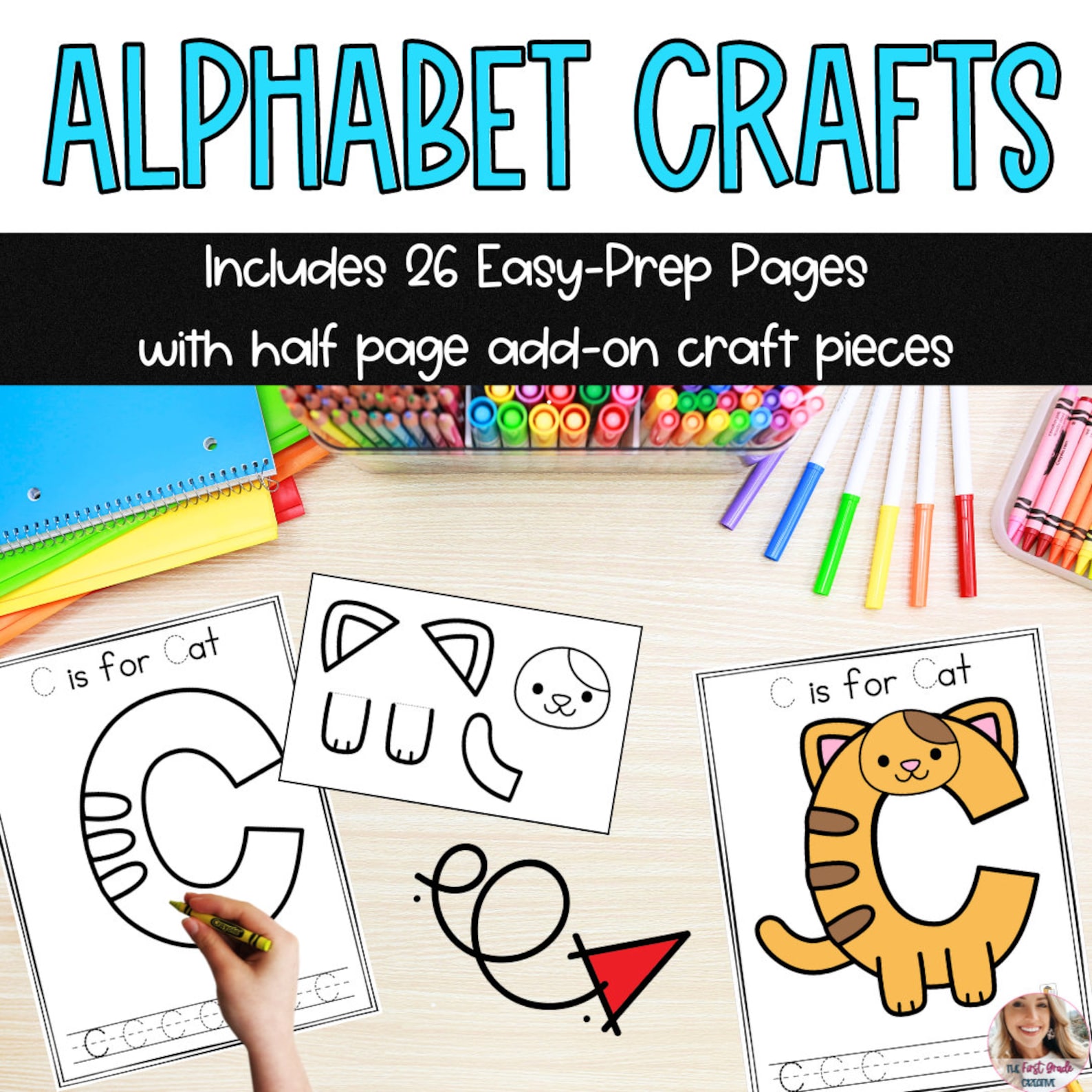 Uppercase Alphabet Crafts | Easy Prep Letter Crafts | Phonics ...