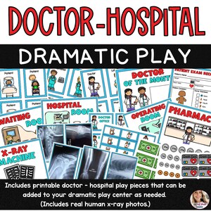 Doctor Hospital Dramatic Play Center / Pretend Play / Elementary School ...