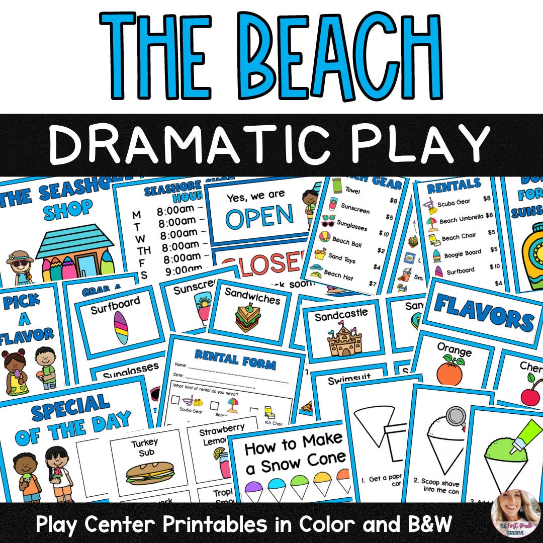 Beach Dramatic Play Center / Pretend Play / Elementary School ...