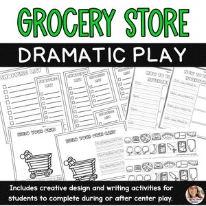 Grocery Store Dramatic Play Center / Pretend Play / Elementary School ...