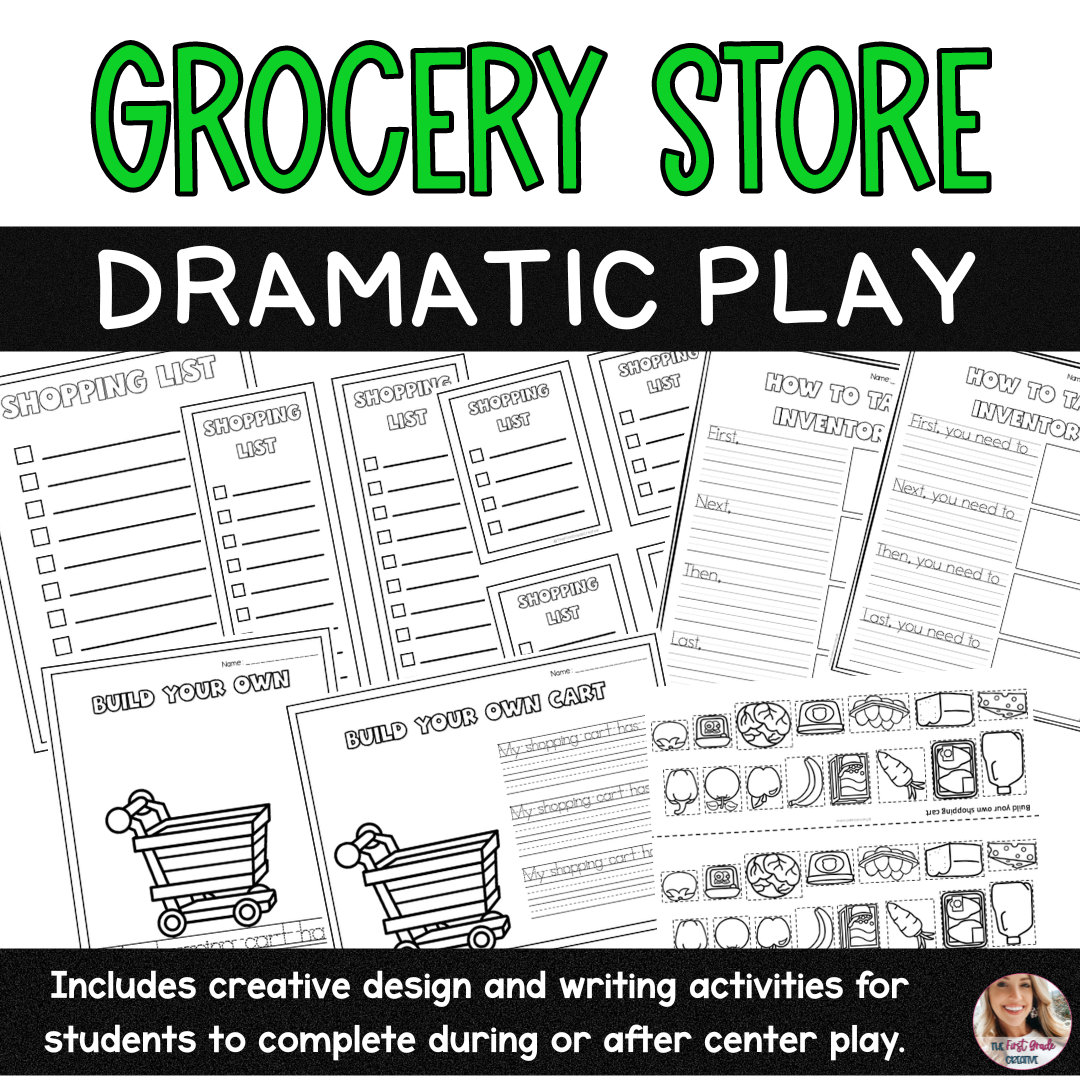 Grocery Store Dramatic Play Center / Pretend Play / Elementary School ...