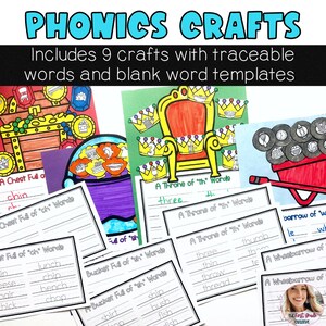 Digraphs Phonics Crafts / Phonics Activities / Elementary Phonics ...