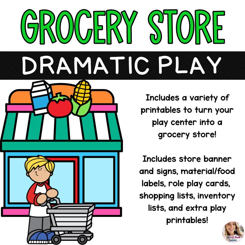 Grocery Store Dramatic Play Center / Pretend Play / Elementary School ...