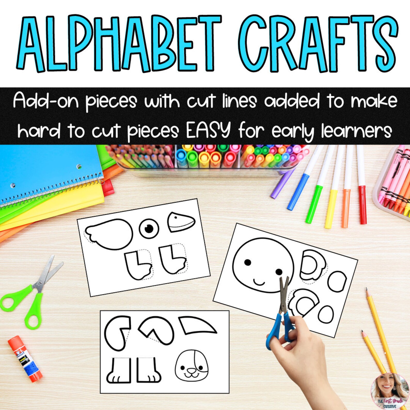 Uppercase Alphabet Crafts | Easy Prep Letter Crafts | Phonics ...