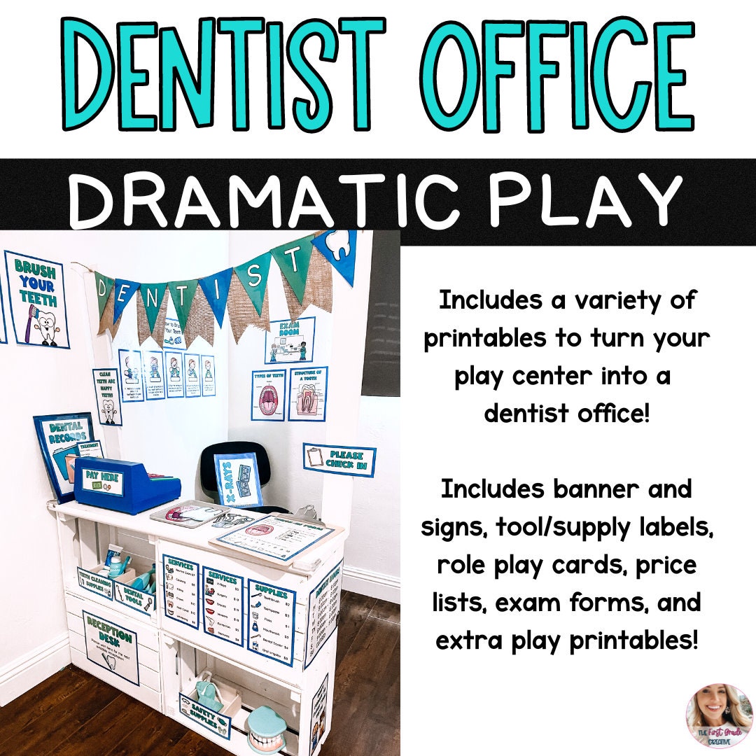 Dentist Office Dramatic Play Center / Pretend Play / Elementary School ...