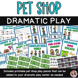 Pet Shop Dramatic Play Center / Pretend Play / Elementary School ...