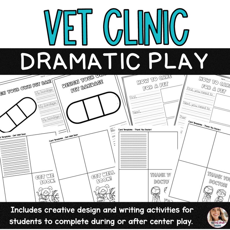 Vet Clinic Dramatic Play Center / Pretend Play / Elementary School ...