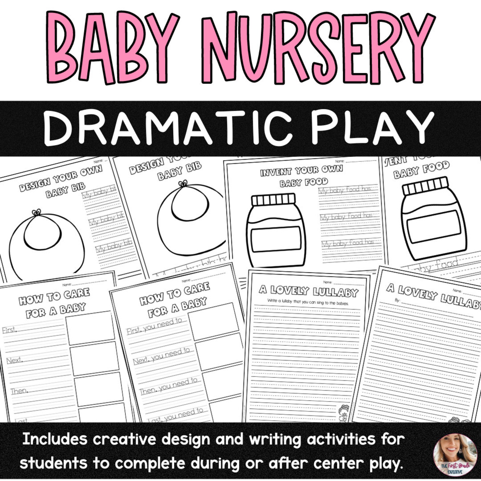 Baby Nursery Dramatic Play Center / Pretend Play / Elementary School ...