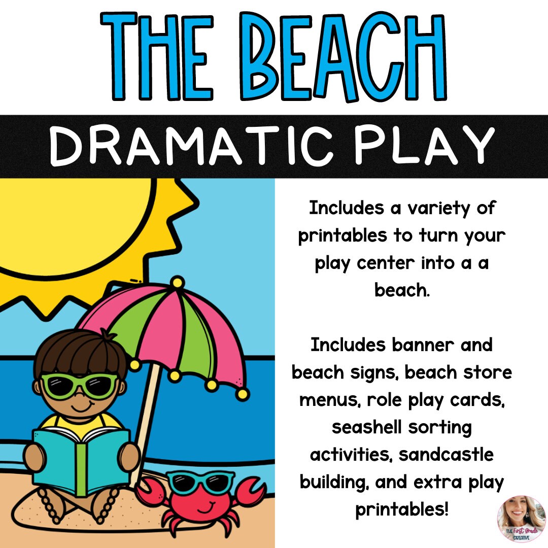 Beach Dramatic Play Center / Pretend Play / Elementary School ...