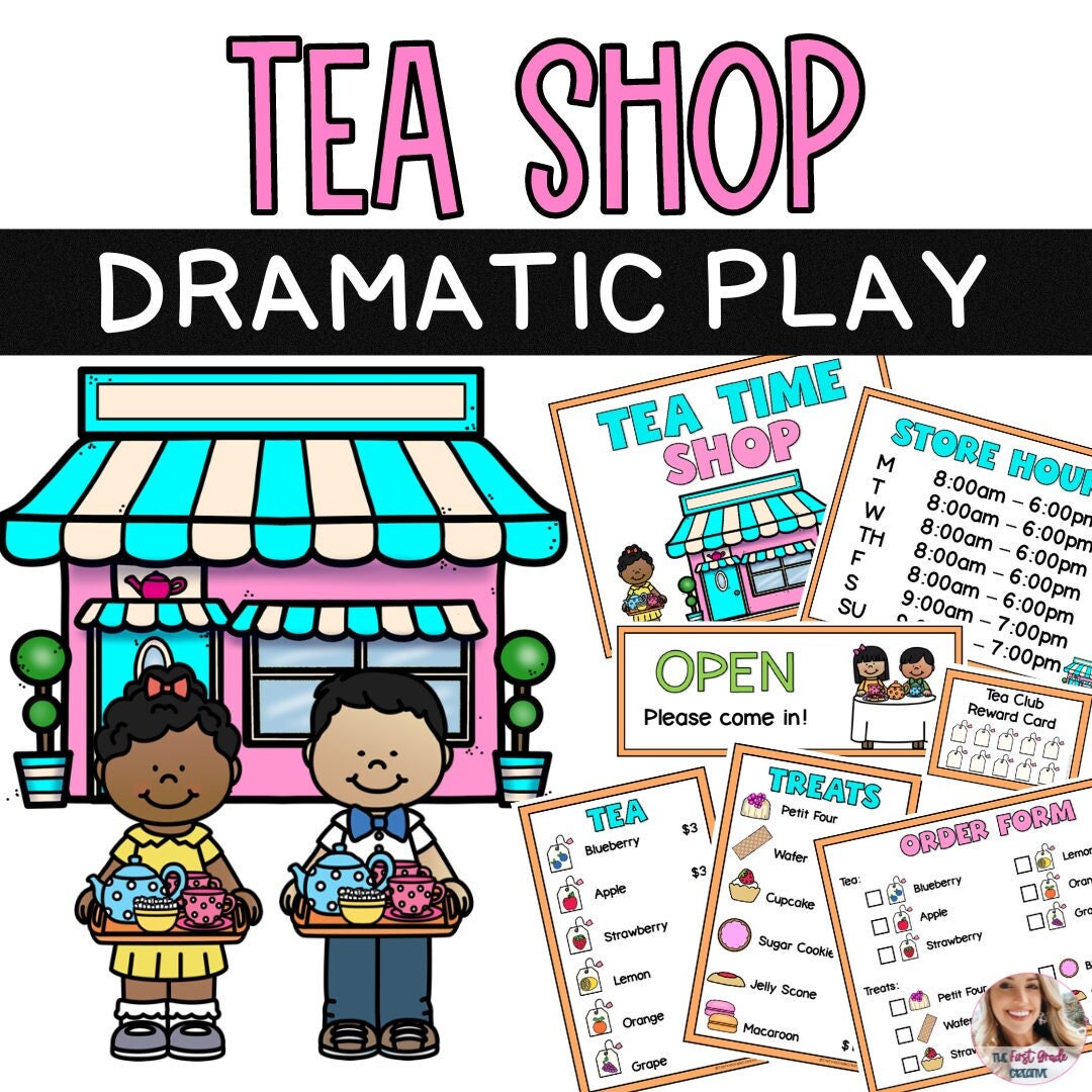 Tea Shop Dramatic Play Center / Pretend Play / Elementary - Etsy