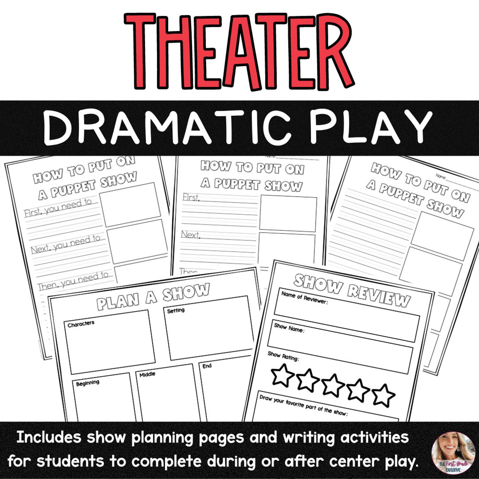 Theater Dramatic Play Center / Puppet Theater Play / Pretend Play ...