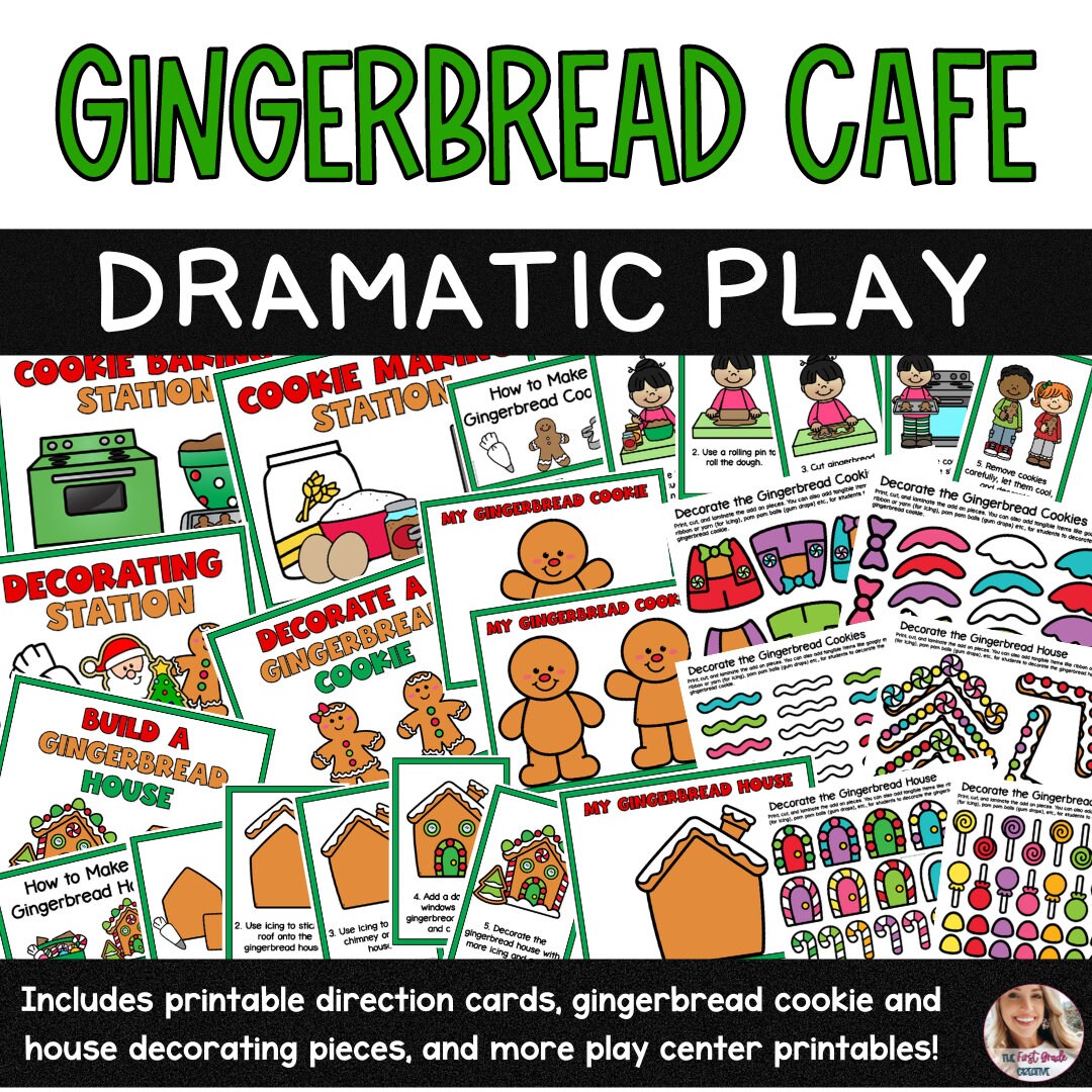 Gingerbread Cafe Dramatic Play Center / Pretend Play / Elementary ...