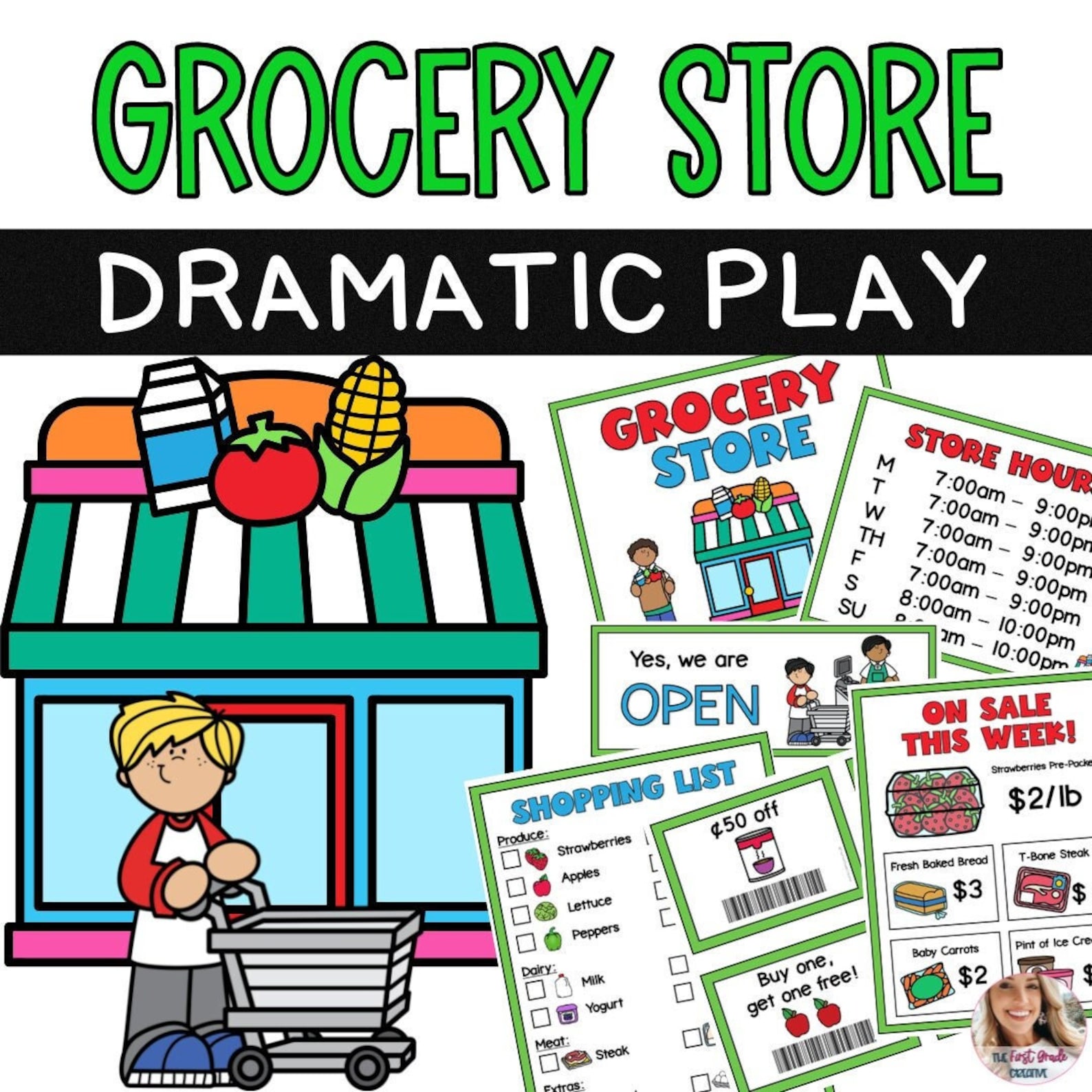 Grocery Store Dramatic Play Center / Pretend Play / Elementary School ...